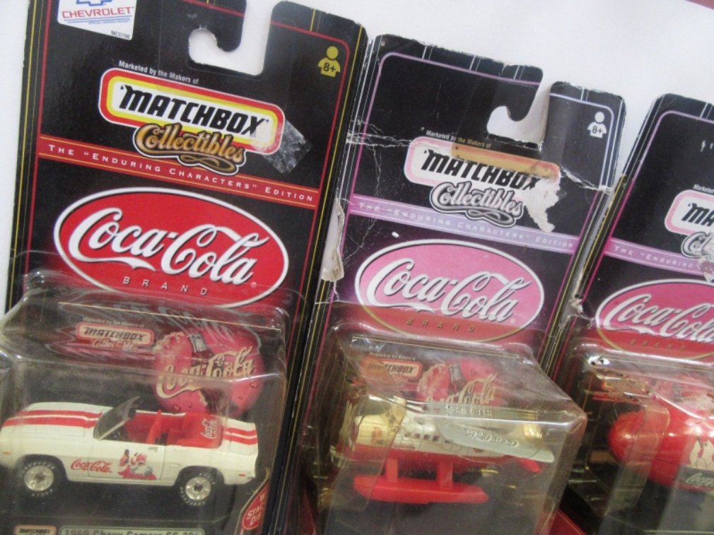 Matchbox Coca-Cola Coke Camaro Blimp Seaplane Enduring Characters ...