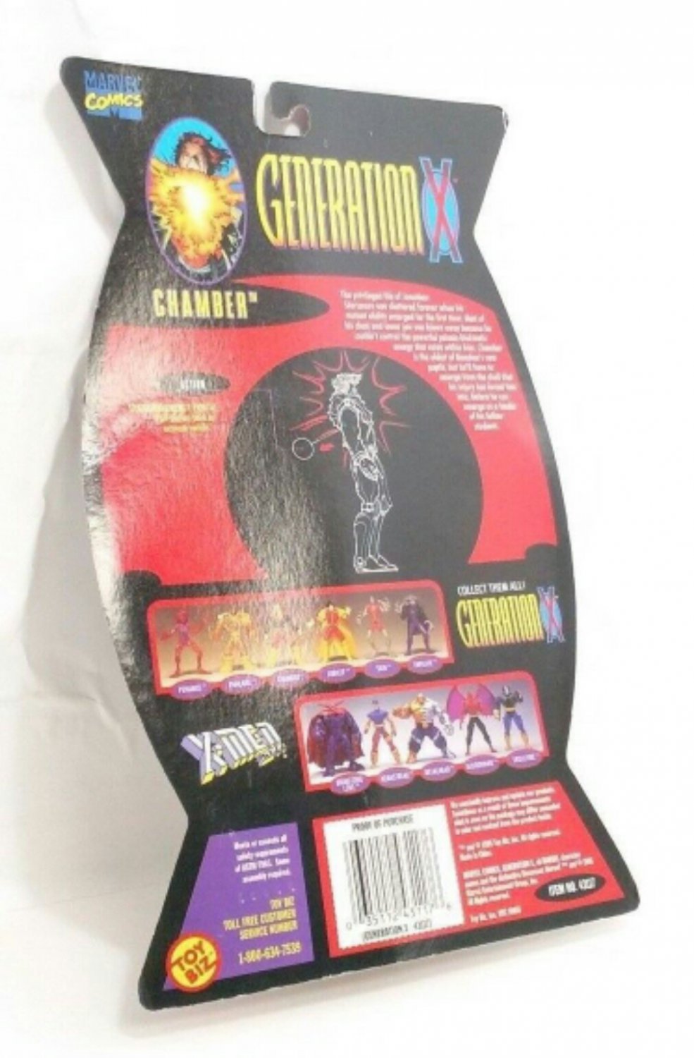 Marvel Comics Generation X Chamber Action Figure with Sparking Energy ...