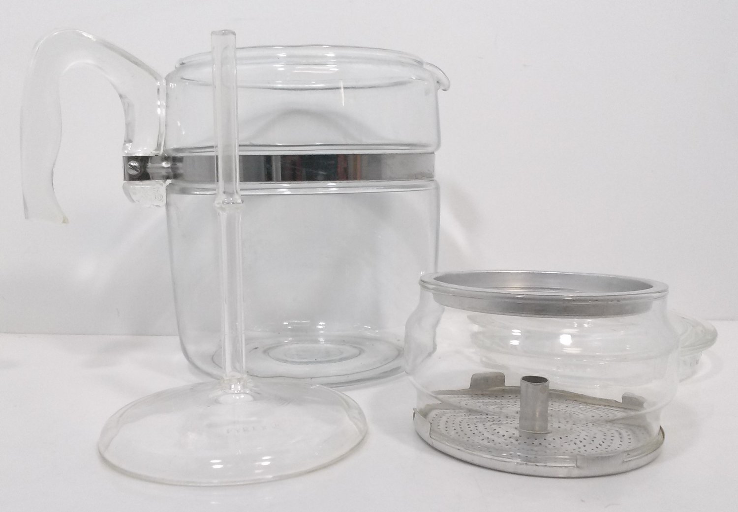 Vintage Pyrex 7759 Flameware 9 Cup Coffee Pot Stove Top Glass ...