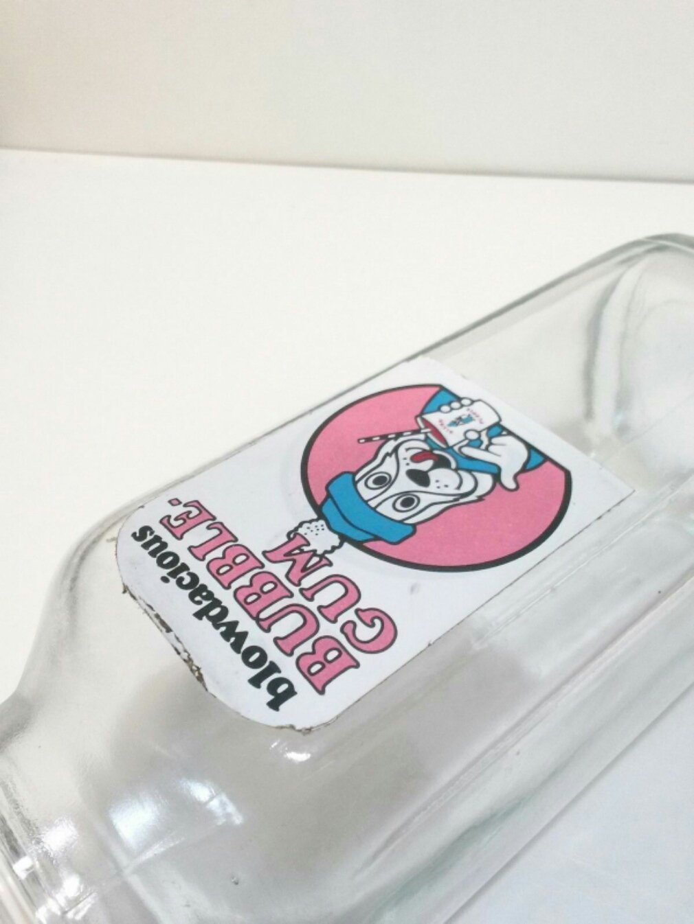 Slush Puppie Blowdacious Bubble Gum Snow Cone Syrup Glass 7" Bottle Jar ...
