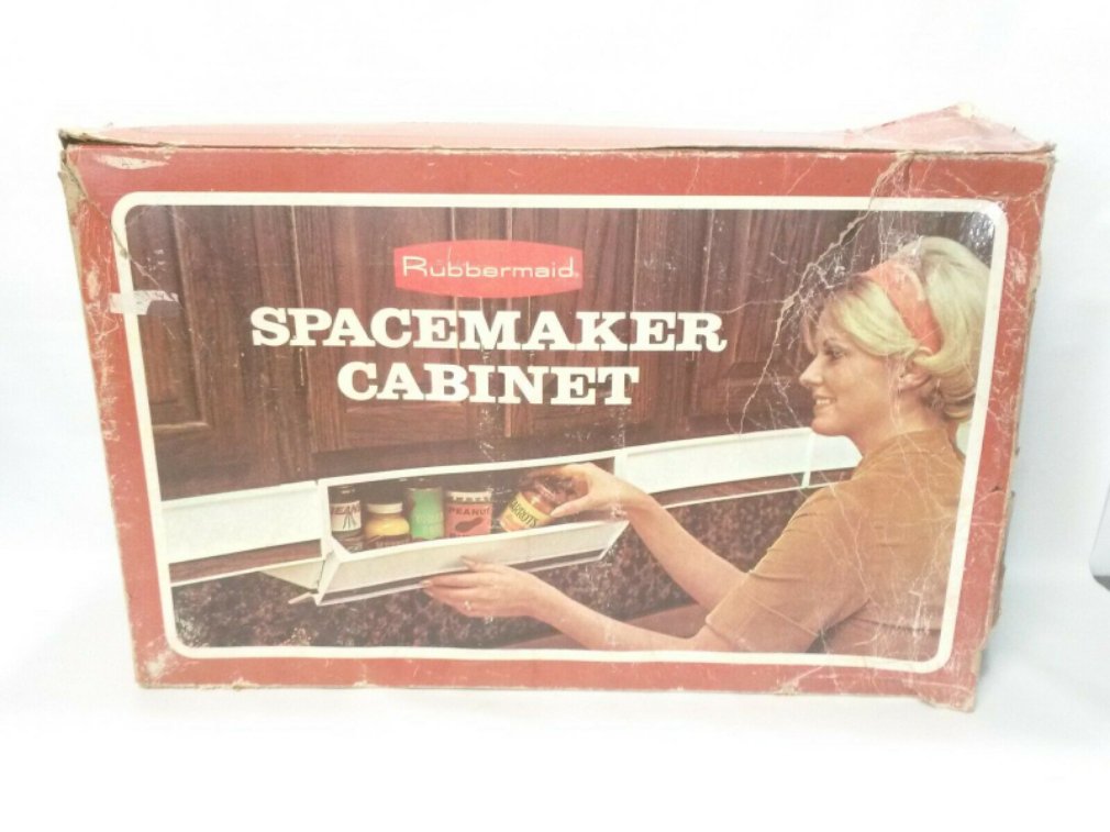 1969 Rubbermaid Spacemaker Cabinet Turns Waste Space Into A Storage Place