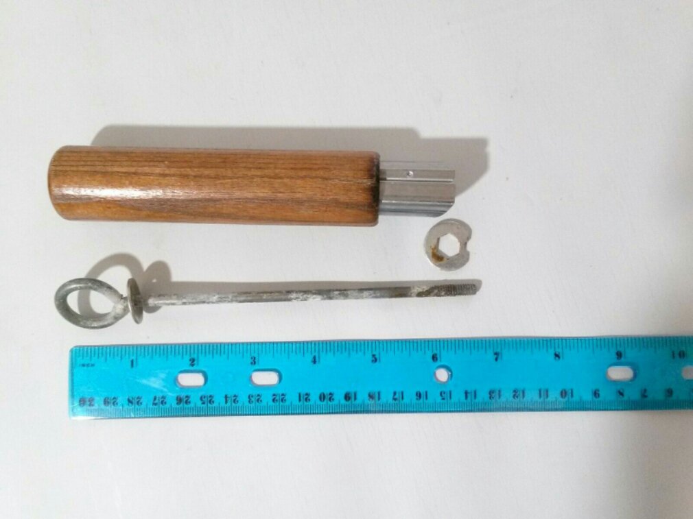 Vintage Wood Handle Replacement for MIRRO 8" 54221-1330 Fry Pan