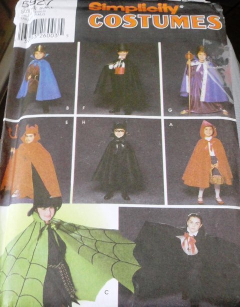 Simplicity 5927 Halloween Costume Sewing Pattern King, Red Riding Hood ...