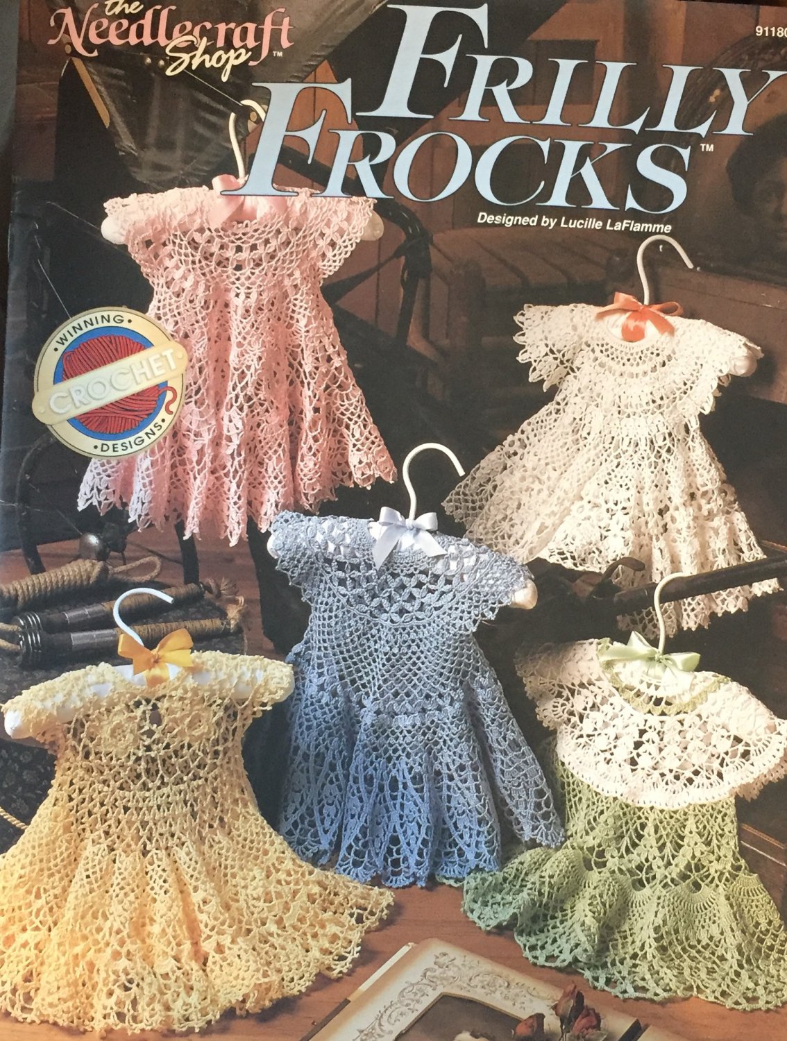 Frilly Frocks Lucille LaFlamme Crochet Dresses Instruction Pattern Book ...