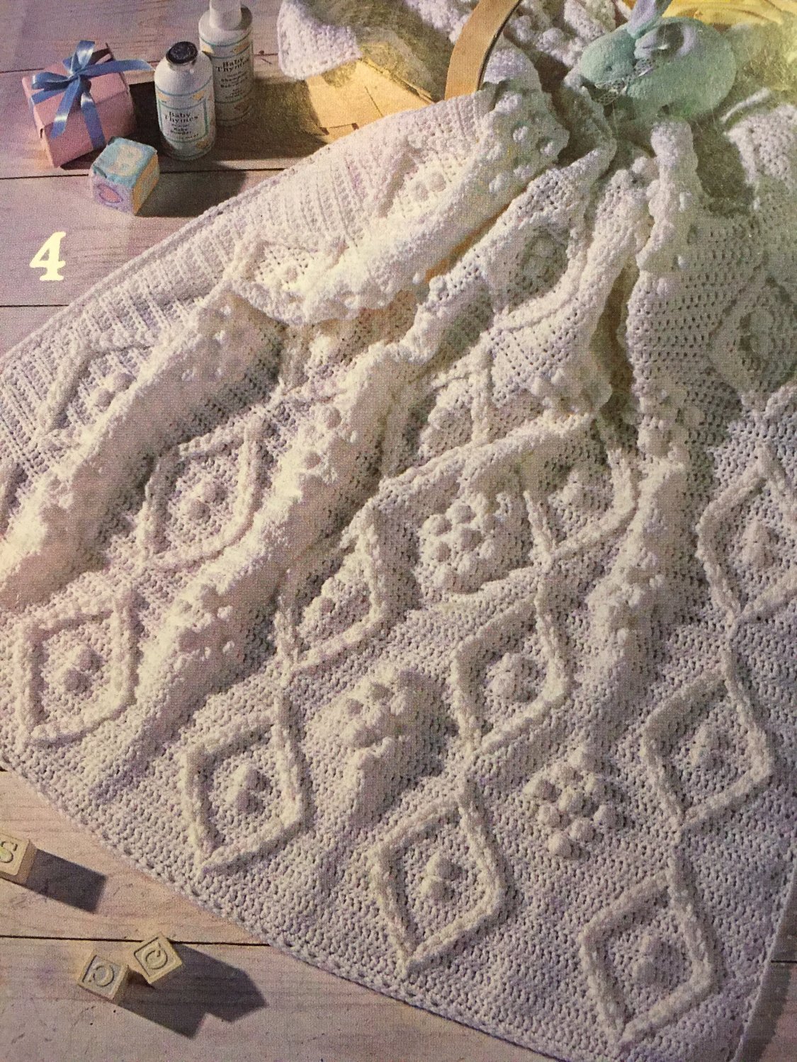 Unique Baby Afghans to Crochet Pattern Book Leisure Arts 2335