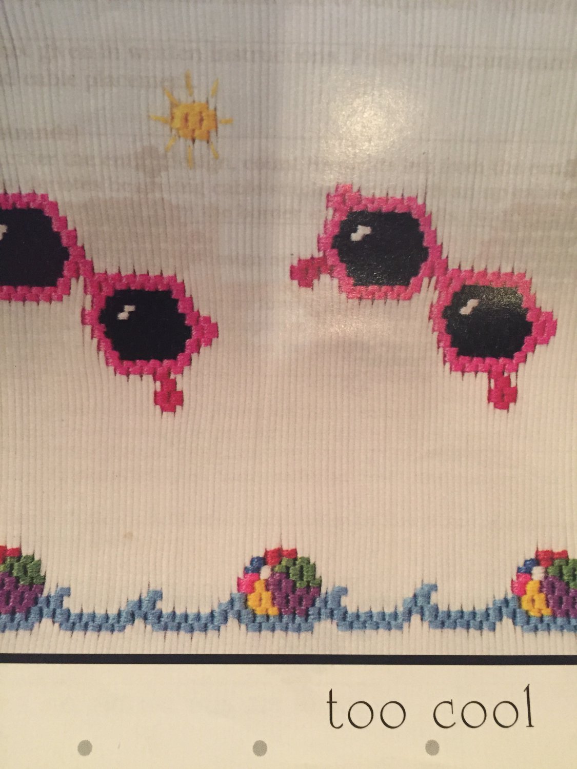 Too Cool Smocking plate 148 Little Memories