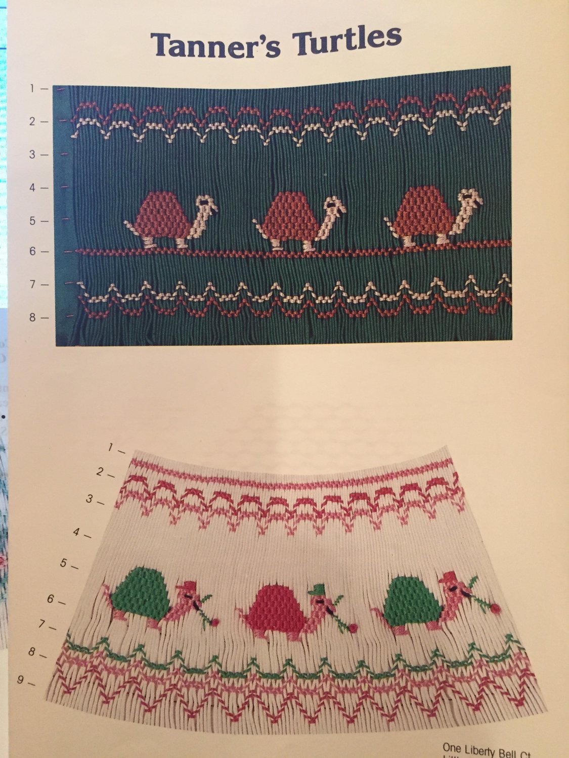 Tanner's Turtles Smocking plate Creative Keepsakes