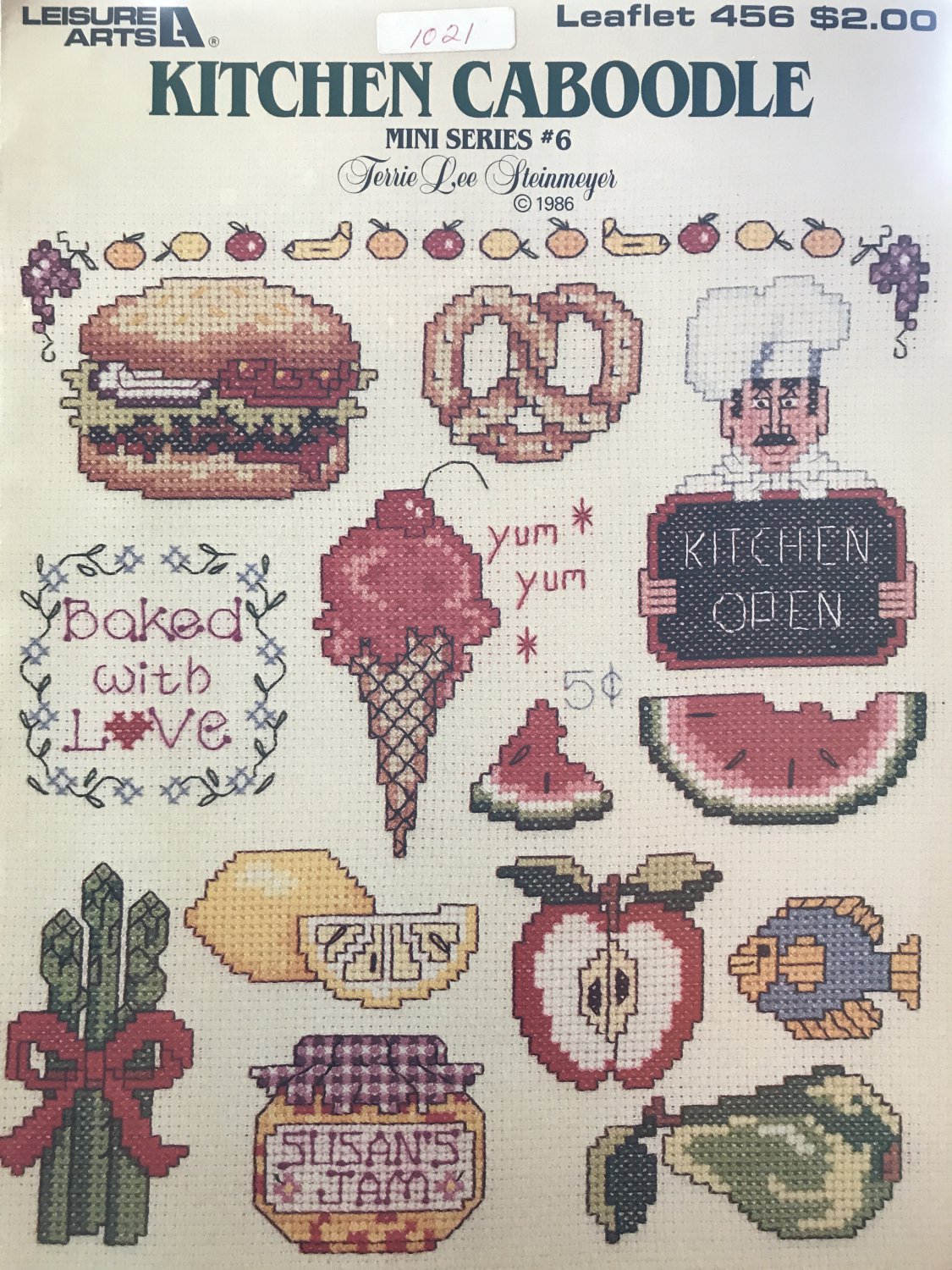 Kitchen Caboodle Mini Series 6 Cross Stitch Chart by Terrie Lee ...