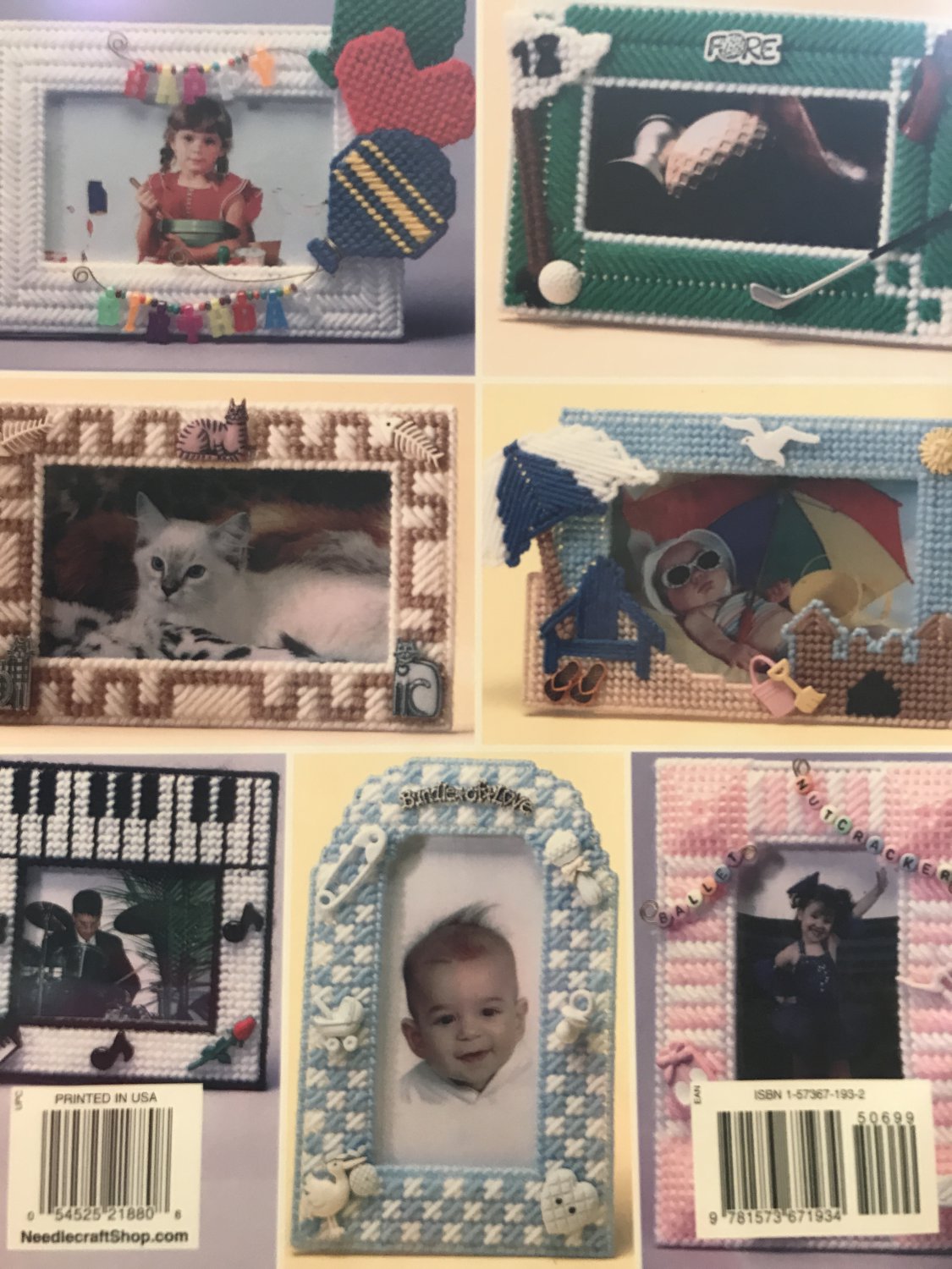 Plastic Canvas Fun Frames: 11 Fanciful Frames The Needlecraft Shop 844509