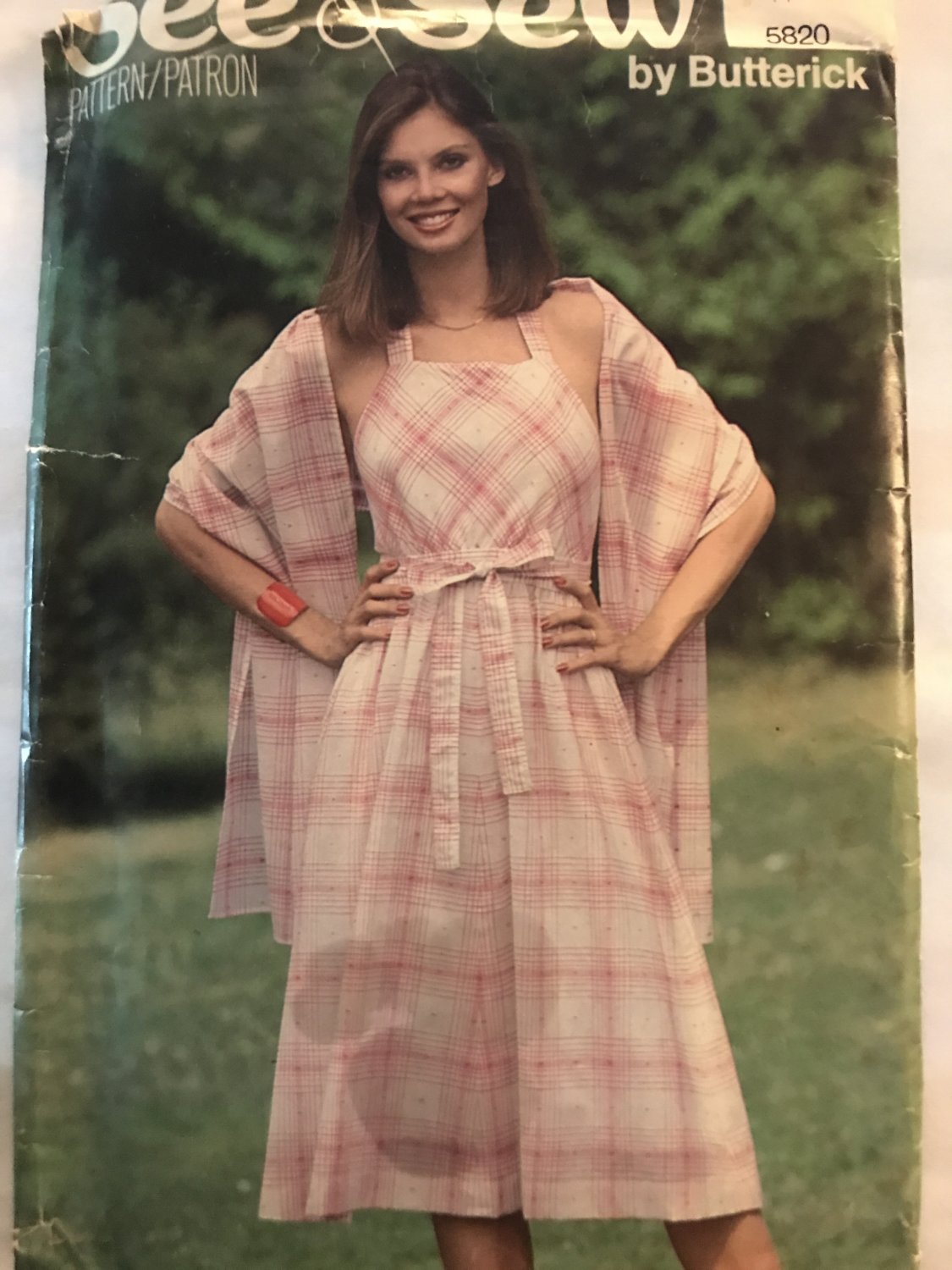 Butterick See & Sew 5820 Sewing Pattern wrap around summer dress and ...