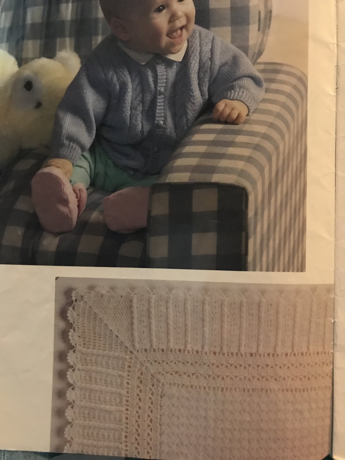 Phildar Creations Baby Knitting Pattern 251 Easy garter stitch sweater ...