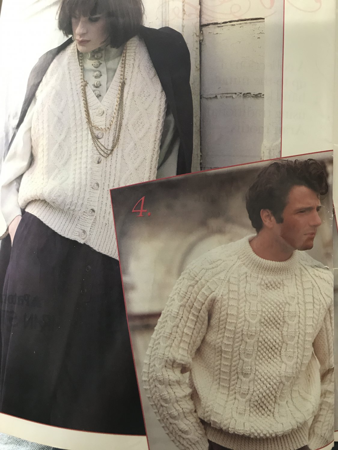 Patons 514 Irresistible Arans Traditional Aran Motifs Knitting Patterns ...