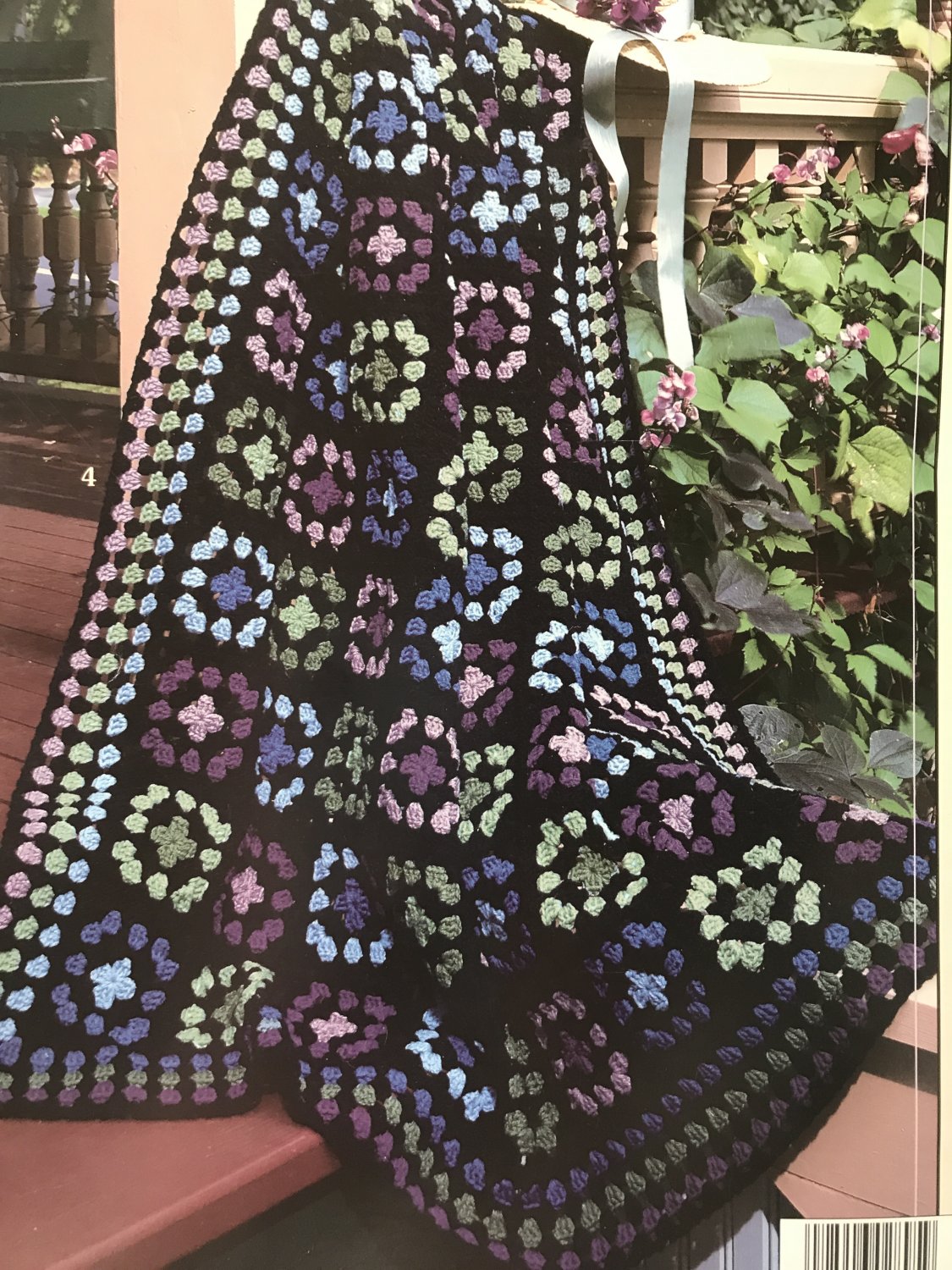 Leisure Arts 2895 Grannies by Designs Afghan Crochet Pattern Anne Halliday