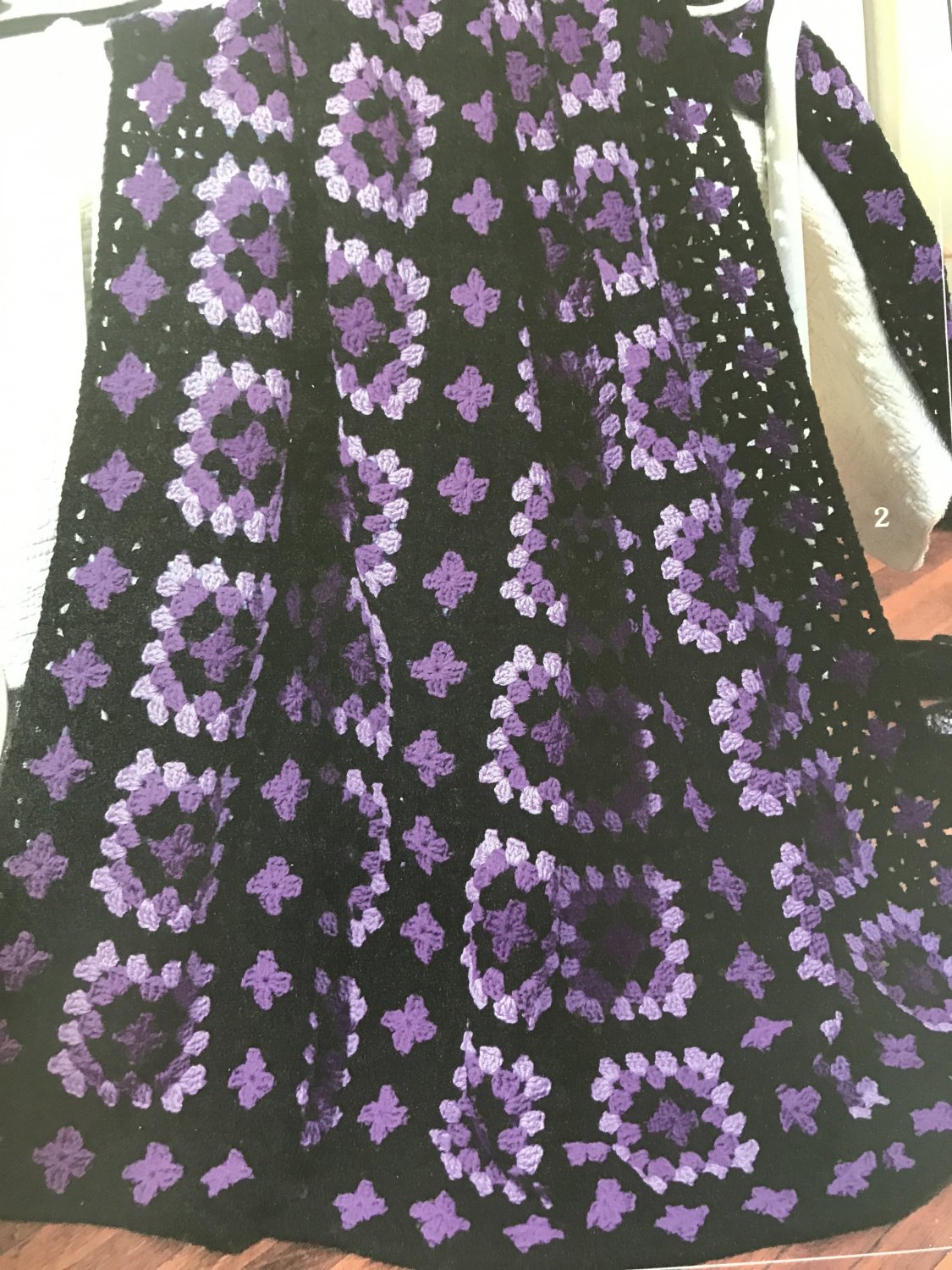 Leisure Arts 2895 Grannies by Designs Afghan Crochet Pattern Anne Halliday