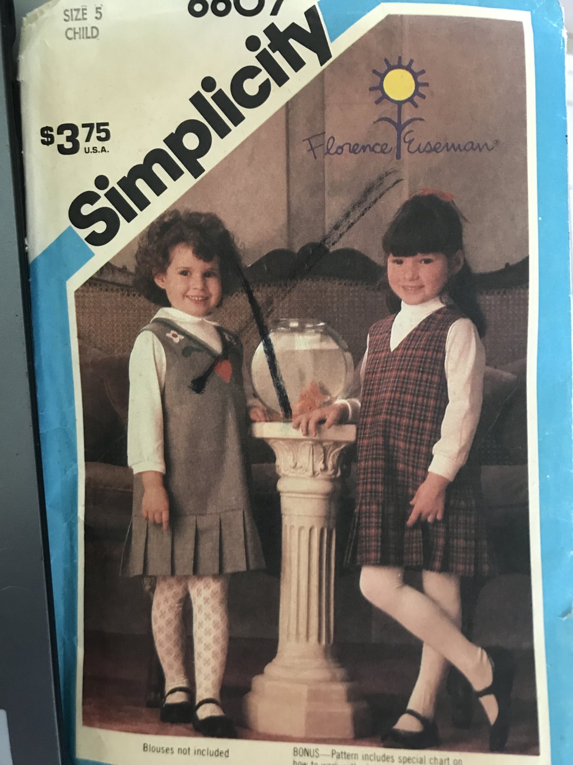 Simplicity Florence Eiseman Pattern 6607 Girls Jumper with Patterns for ...