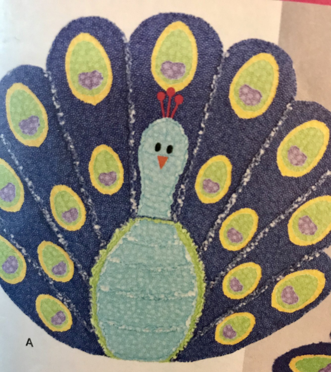 Simplicity 1442 Sew Pattern RAG QUILTS Peacock Fire Truck Hedgehog ...