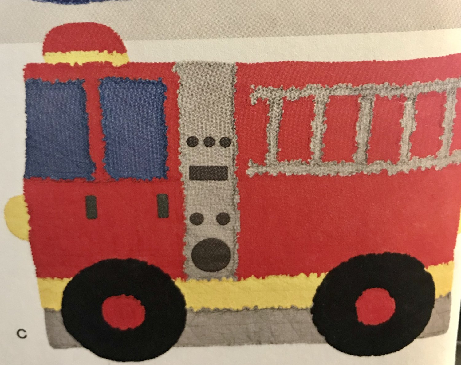 Simplicity 1442 Sew Pattern RAG QUILTS Peacock Fire Truck Hedgehog ...