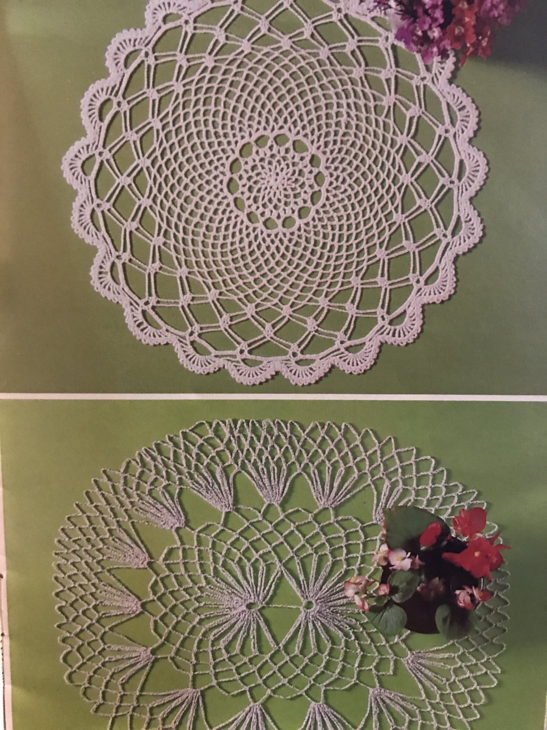 Coats & Clark's book 279 Crocheted Elegance Doily and Tablecloth Thread ...