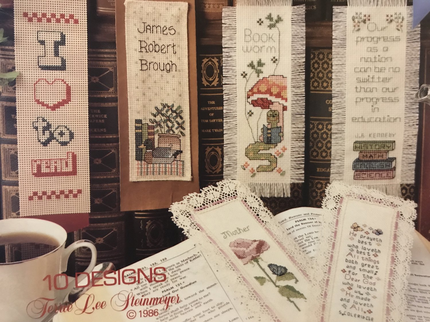 Leisure Arts 420 Bookmark Collection Cross Stitch Pattern by Terrie Lee ...