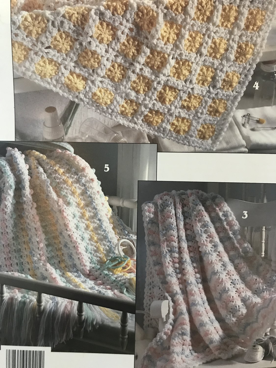 Adorable Afghans for Baby Leisure Arts 2421 five designs by Anne ...