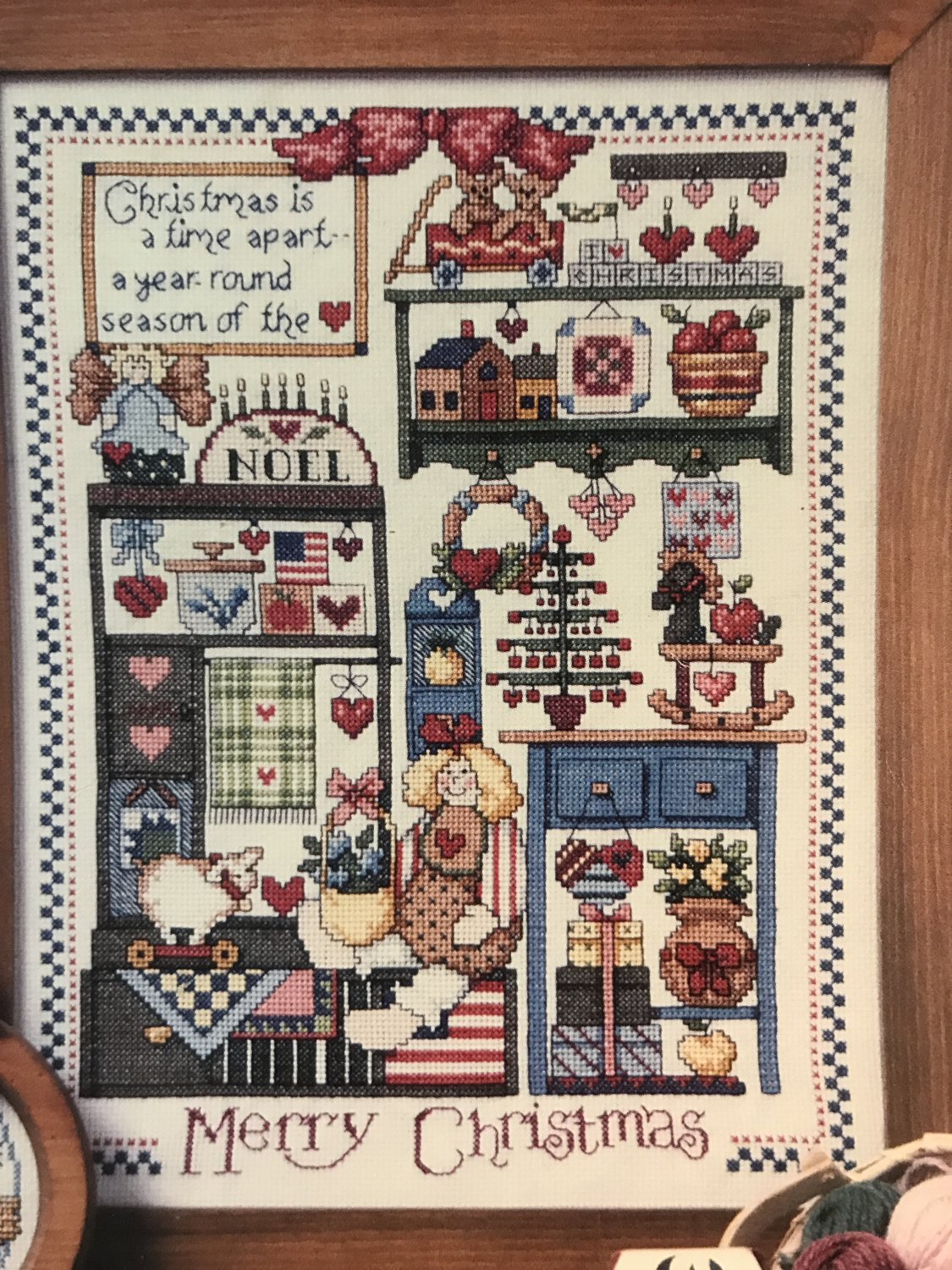 Country Christmas Sampler Cross Stitch Chart Jeremiah Junction JL132