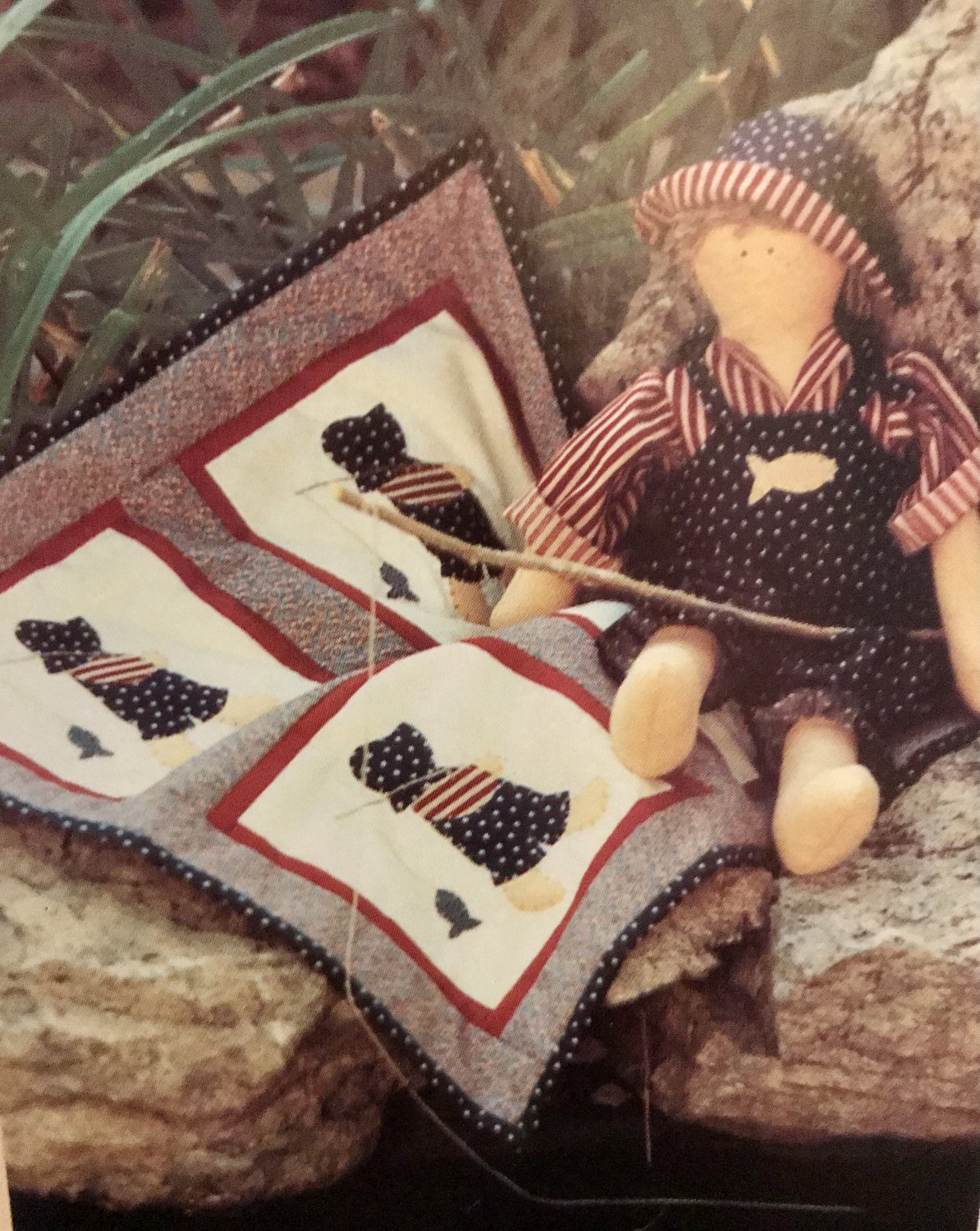 Farmyard Creations Quilt Pattern Plus Doll Going Fishing