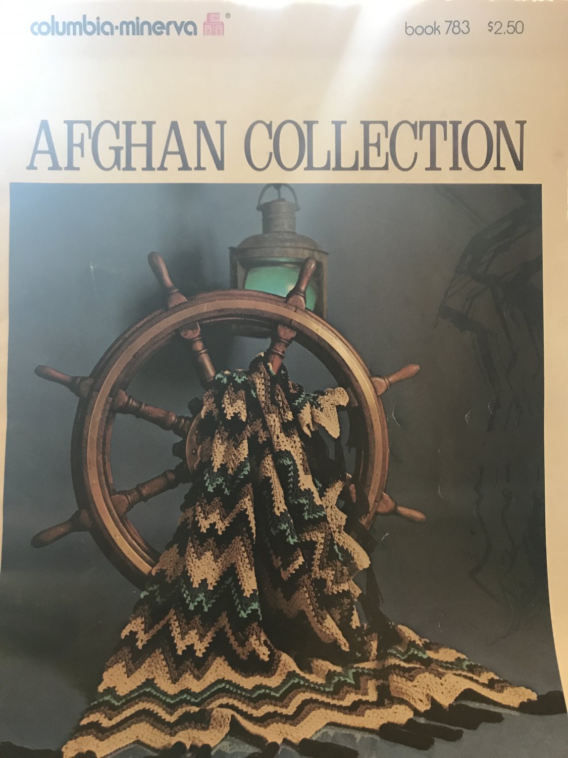 Vintage Afghans Crochet Pattern Columbia Minerva Book 783 11 designs