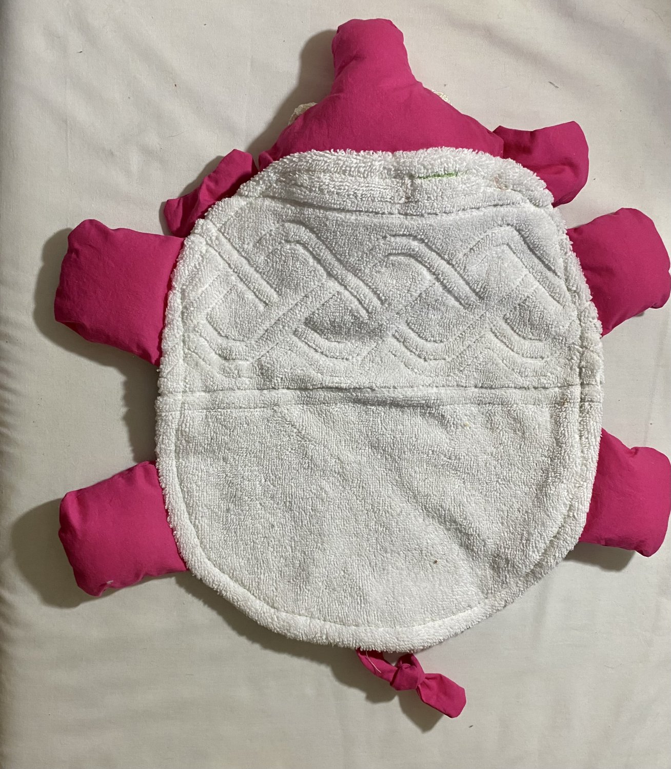 Elephant Floor Mop Handmade Handy for small spills Pink/Maroon Footmop ...