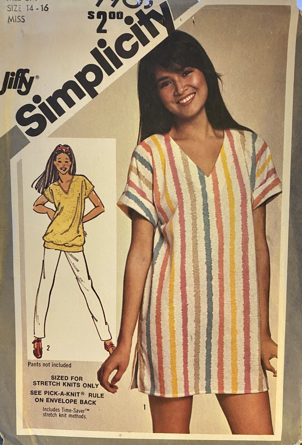 Simplicity 9903 Tunic or Top Jiffy Sewing Pattern Size 14 - 16 swimsuit ...