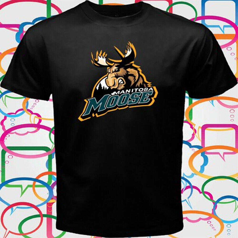 Manitoba-Moose-Logo-Ahl-Hockey-Winnipeg-Retro-Mens T-Shirt S-2XL Manitoba-Moose-Logo-Ahl-Hockey-Winnipeg-Retro-Mens T-Shirt S-2XL