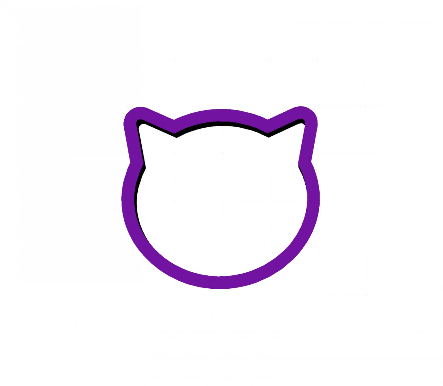 New Cat Head v2 Cookie Cutter Polymer Clay Jewelry Fondant Biscuit ...