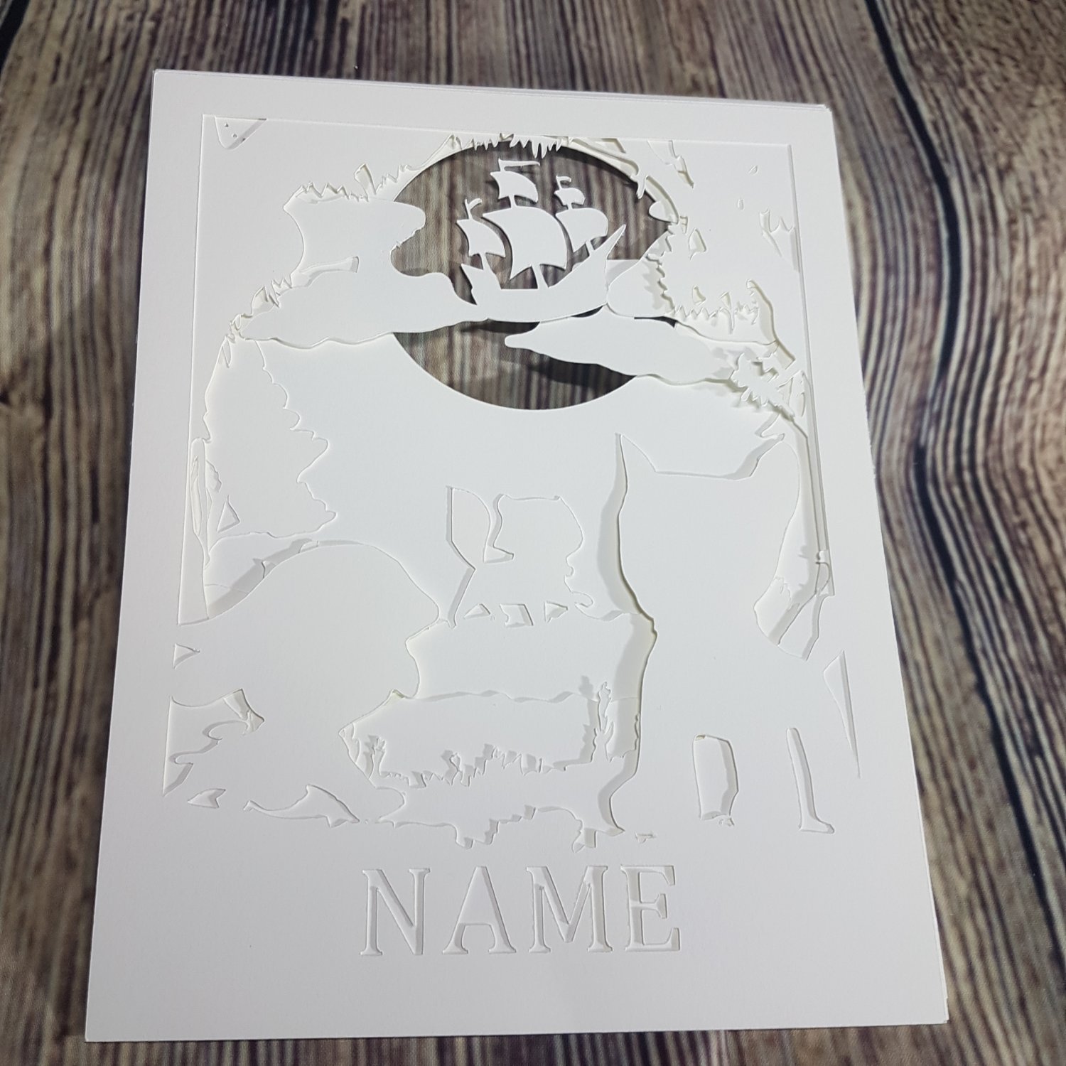 PAW PATROL inspired papercut shadow box, night light digital templet ...