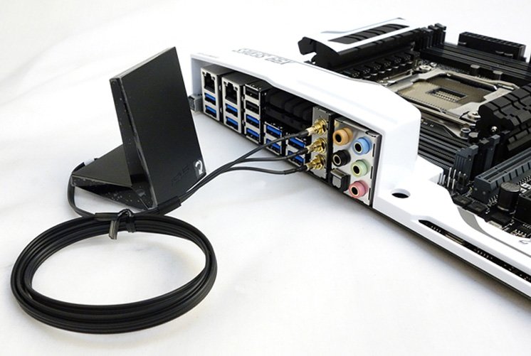 Genuine ASUS 3T3R DUAL BAND WIFI GO 2.4/5G ANTENNA for X99 DELUXE II ...