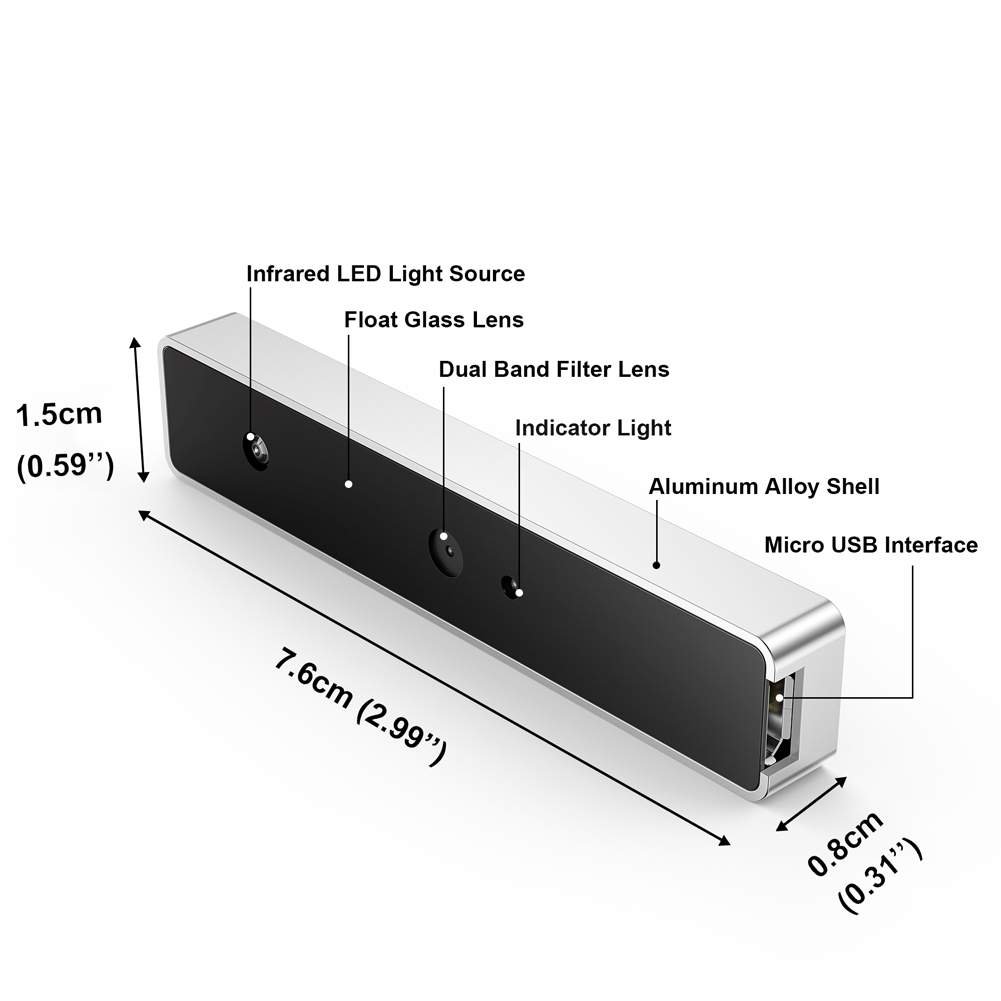 WebCam USB External Type Windows 10 Hello Facial Recognition IR Camera ...