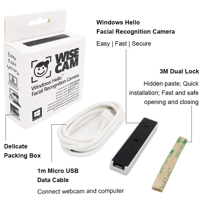 WebCam USB External Type Windows 10 Hello Facial Recognition IR Camera ...