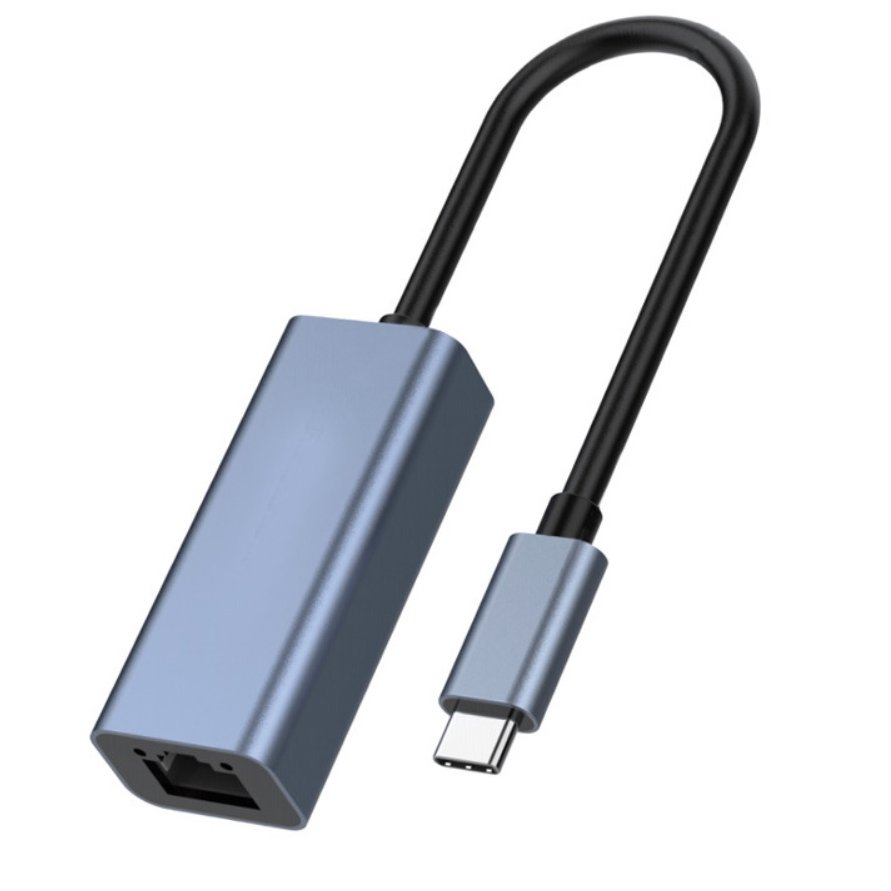 Aluminum Type-C to RJ45 Ethernet Adapter Gigabit Card 10/100/1000M ...