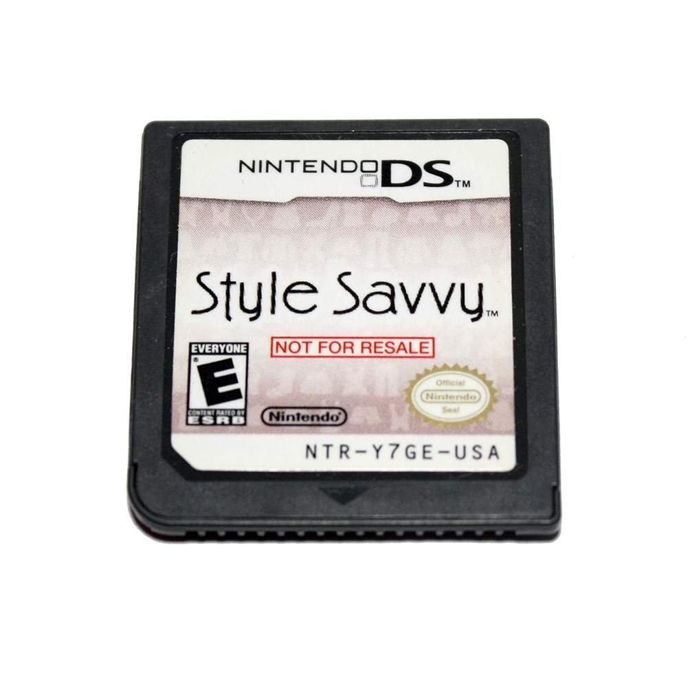 Rare Nintendo NDS Game Card Style Savvy US Version NOT FOR RESALE DEMO