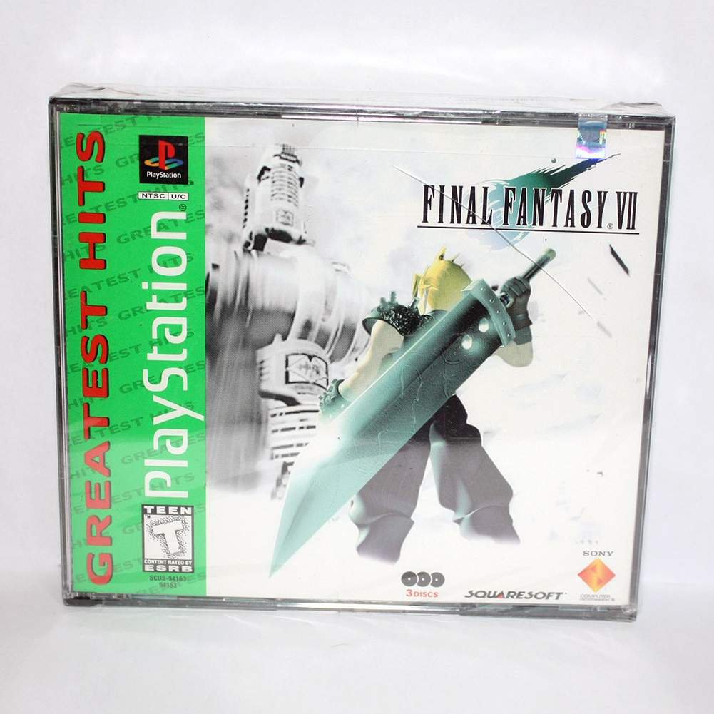 New Sealed RARE Game FINAL FANTASY VII 7 FF7 SONY Playstation PS1 US ...