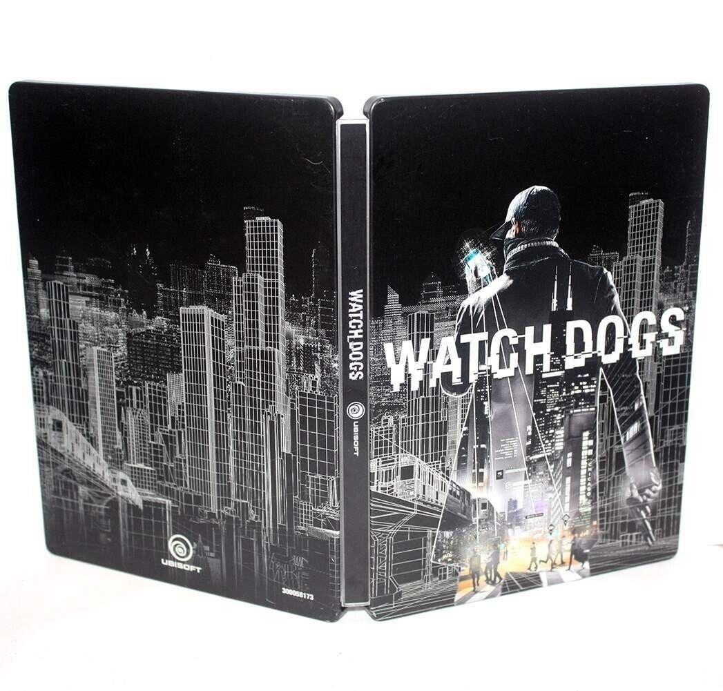 Official Ubisoft Watch Dogs Limited Edition SONY PS4 PS5 SteelBook G4 ...