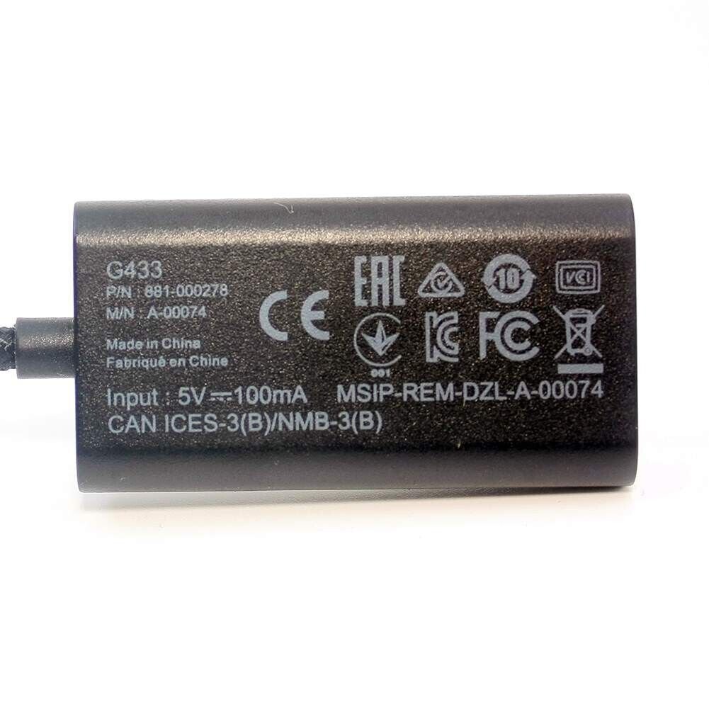 Logitech G433 USB Audio Adapter Sound Card Dongle Adapter A-00074 3.5mm ...