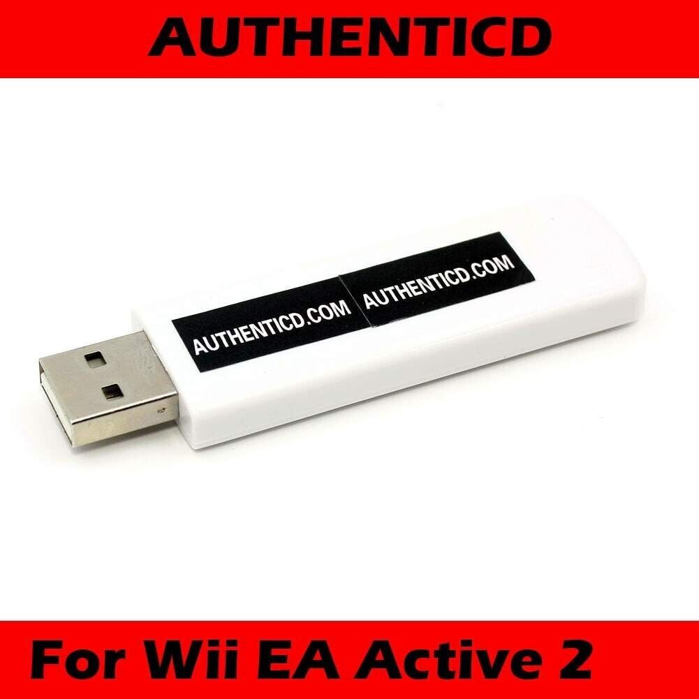Wireless Controller USB Receiver Dongle Adapter 19009-D For Wii EA Active 2