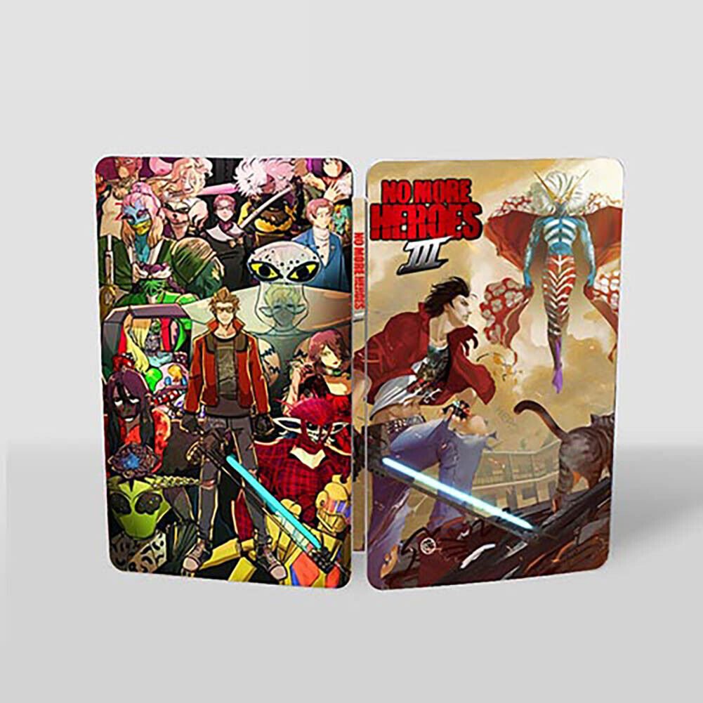 New Limited Edition No More Heroes 3 Steelbook Custom Made For Nintendo ...