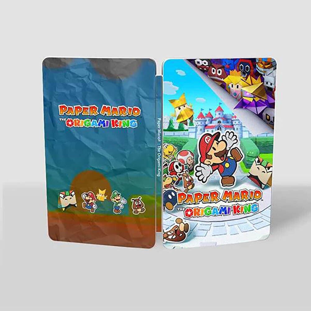 New Paper Mario The Origami King V2 Steelbook Custom Made For Nintendo ...