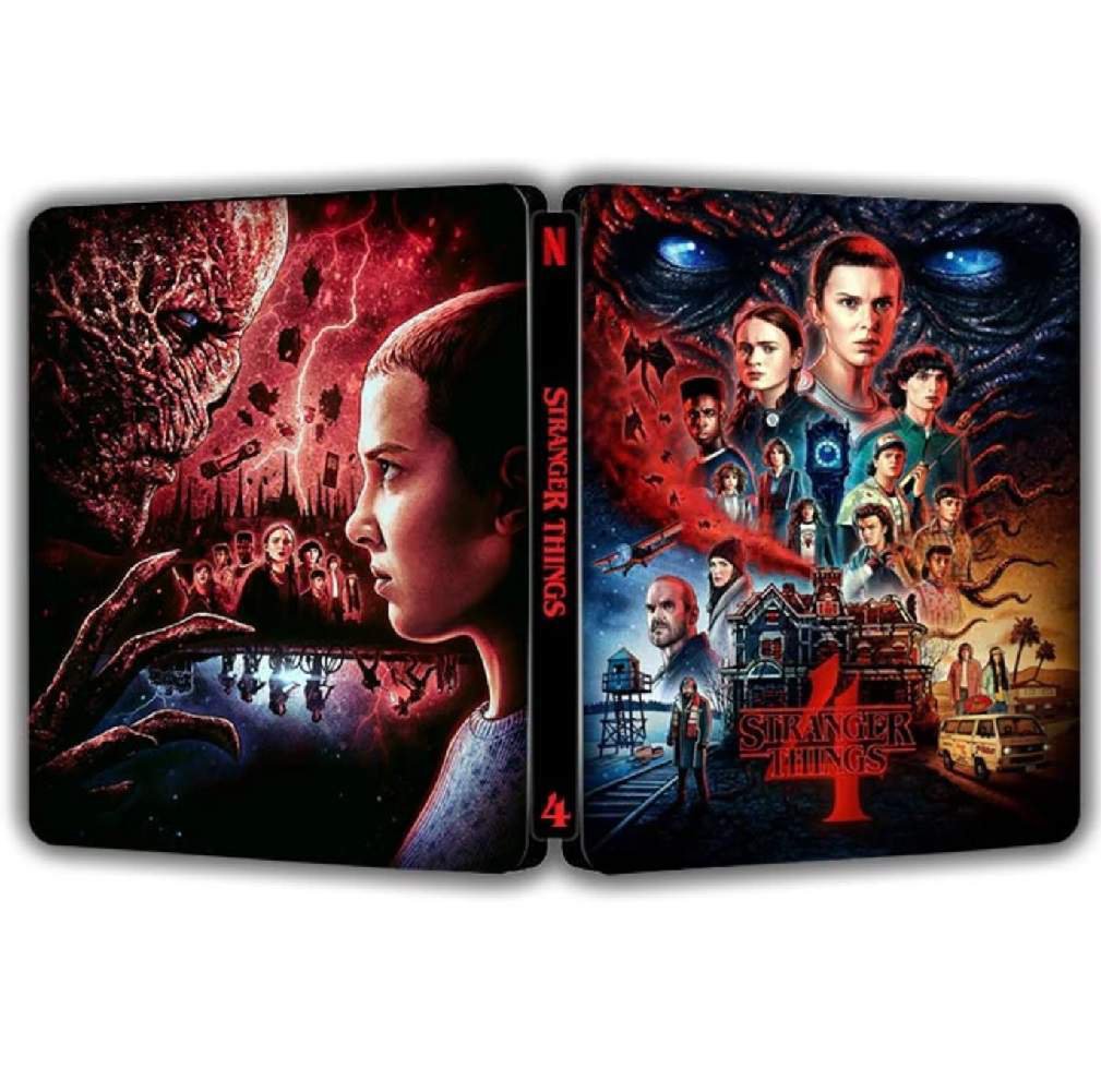New Limited Edition Stranger Things Season 4 TVfans Steelbook Case ...