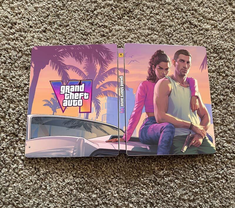 New Rare Limited Edition Grand Theft Auto VI GTA6 Steelbook Case Custom ...