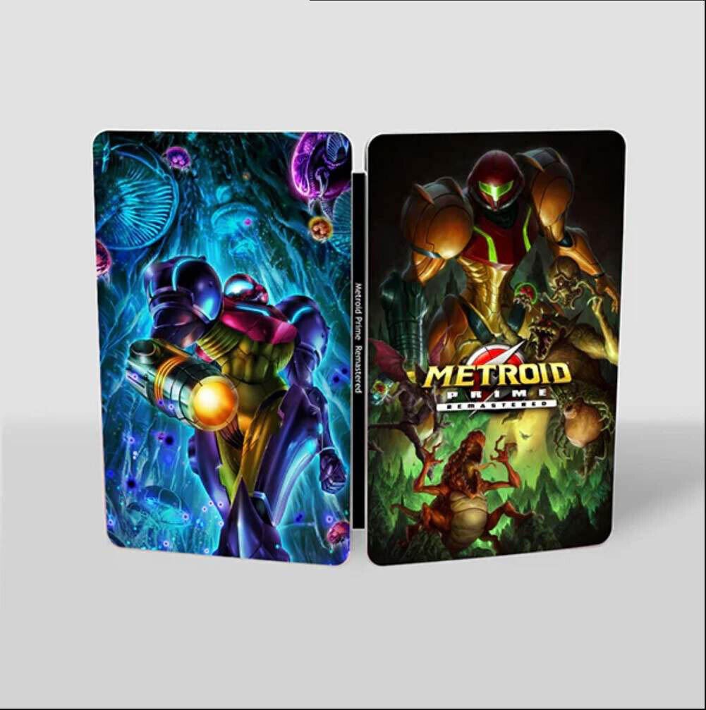 New Limited Metroid Prime Remastered Steelbook Custom Made For Nintendo ...