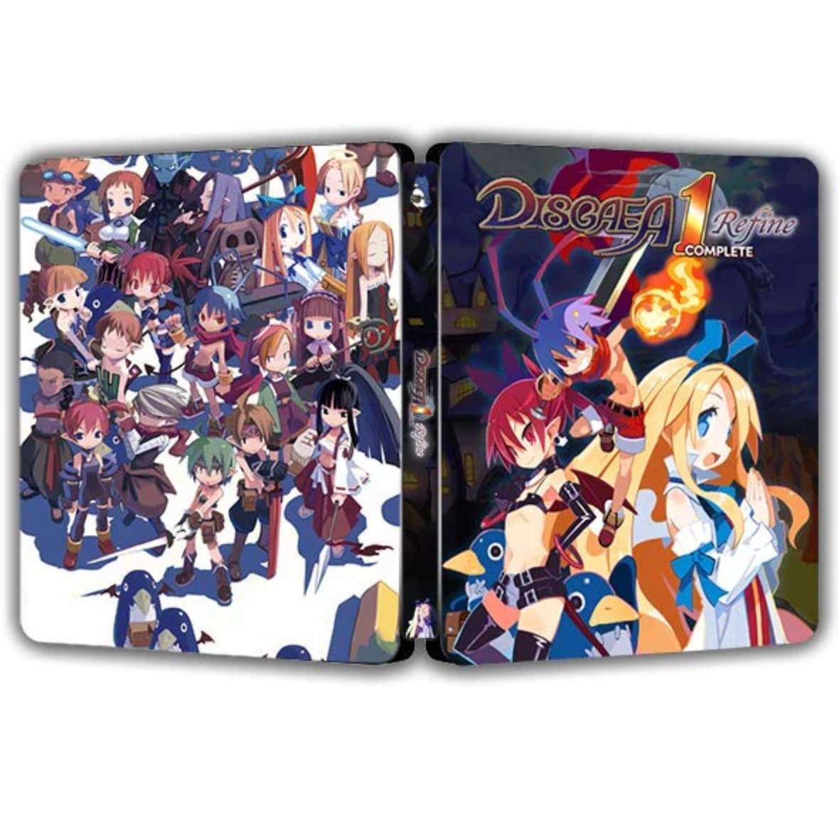 New Rare Limited Edition Disgaea 1 Complete & Refine Steelbook Case ...