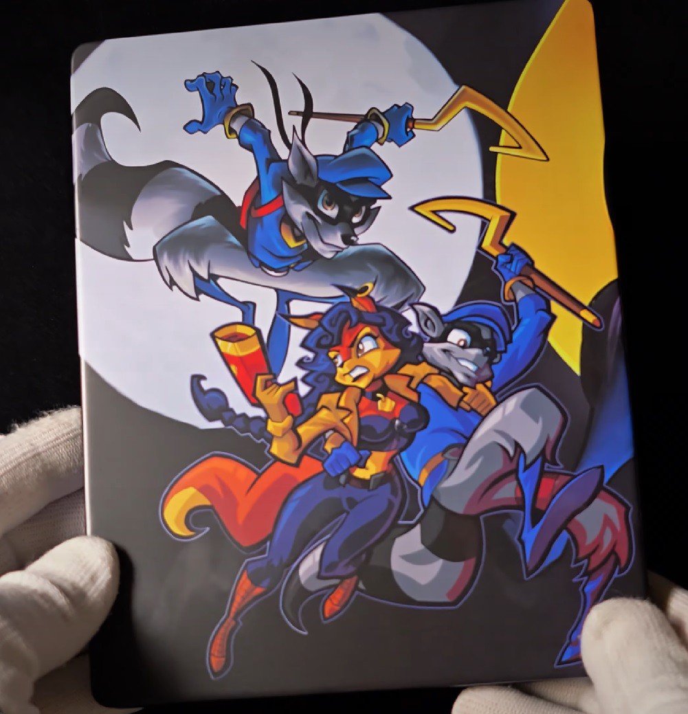 Custom Made Limited Edition Sly Cooper Collection Retro Steelbook Case New