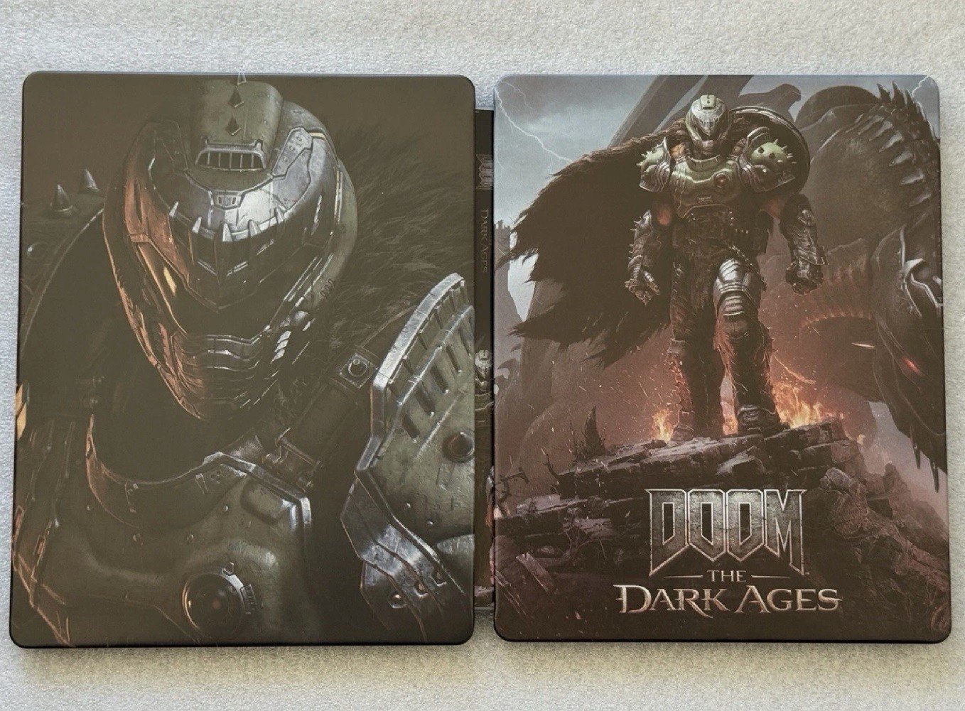 Custom Made Limited Edition Doom The Dark Ages Steelbook Case New