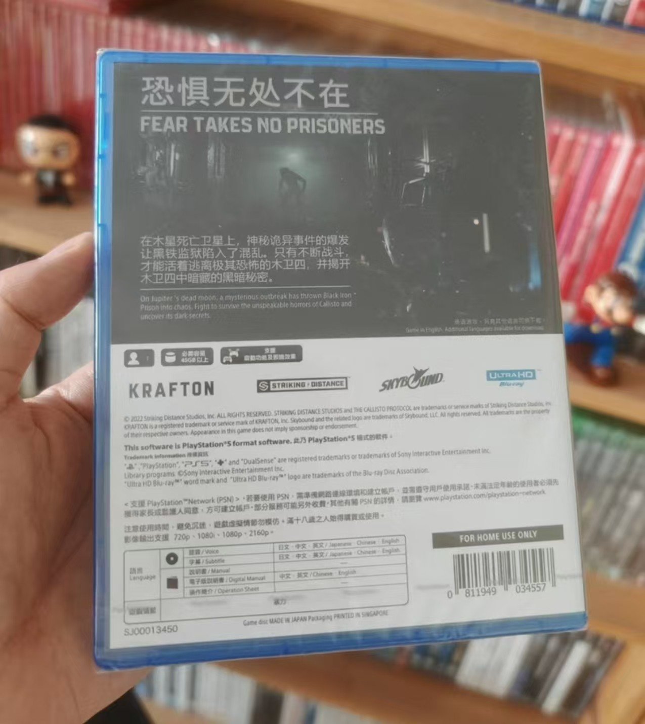 New Platstation 5 PS5 Game The Callisto Protocol HK Version Chinese/English